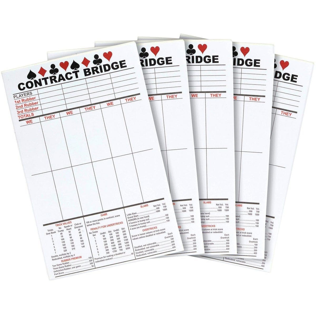 Best Paper Greetings Best Paper Greetings Contract Bridge Score Pads ...
