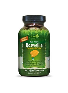 Irwin Naturals Maxactive Boswellia Curcumin + Bioperine 90 Liquid ...