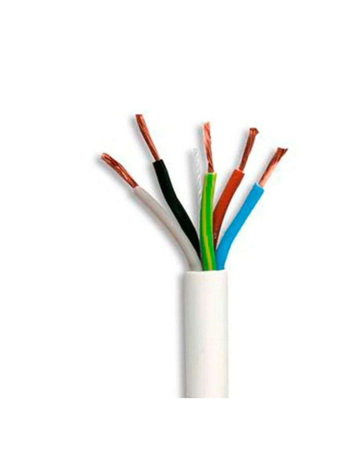 RR RR 4mm x 5Core Flexible Cable white | Best Price KSA | Riyadh, Jeddah
