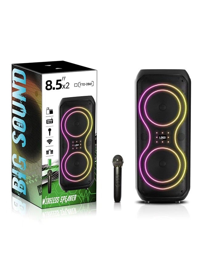 OASIS DESERT TTD-2861 Heavy Bass Portable Wireless Bluetooth Speaker ...