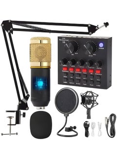 Generic Condenser Microphone BundleMic Kit with Live Sound Card ...