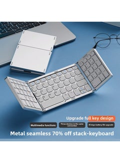 Generic Three-fold Wireless Keyboard Bluetooth Portable Touchpad For ...
