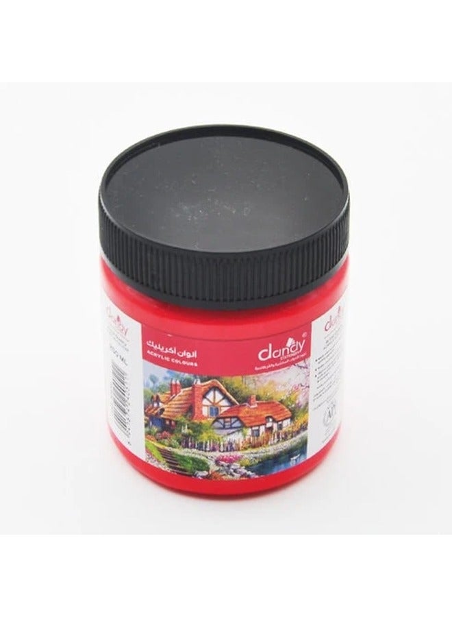 DANDY Crimson Red Acrylic Color 250 ml Dandy | Best Price KSA | Riyadh ...
