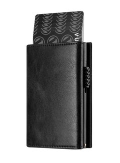 Genetic Credit Card Holder RFID Blocking Genuine Leather Pop Up Anti ...