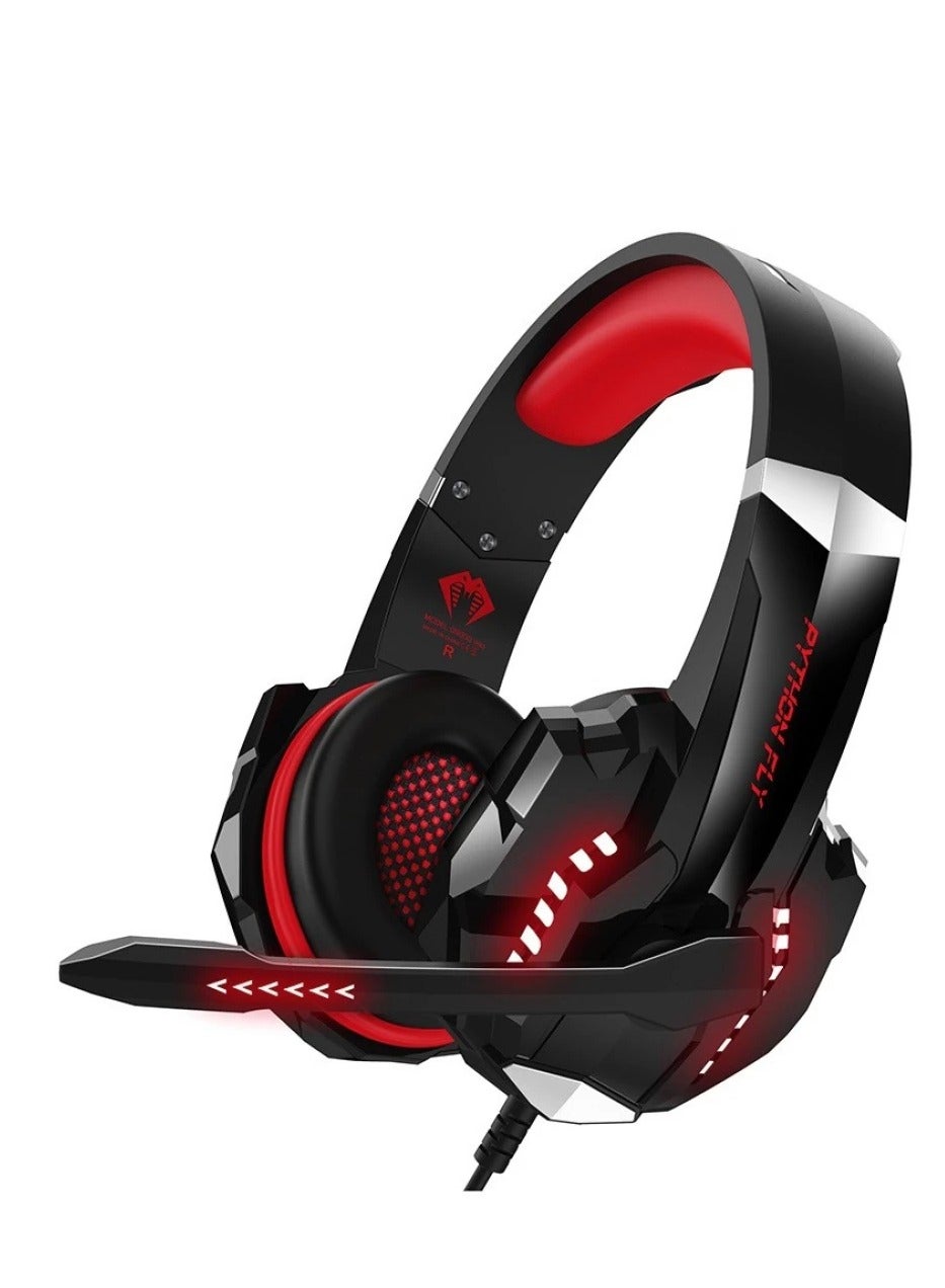 Python Fly G9000 PRO Wired Over Ear Gaming Headphones 7.1 Surround ...