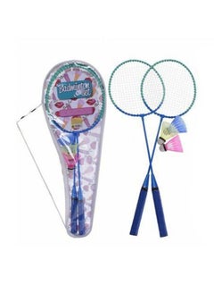 Generic Badminton Racket Set of 2 Pcs and 3 Shuttle with Bag Light ...
