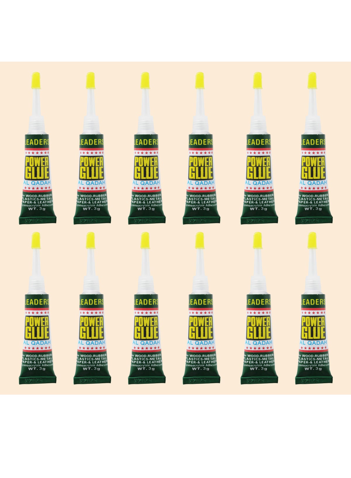 Leaders Super Glue 2.5g per Tube Fast Dry Instant Bonding Strong ...