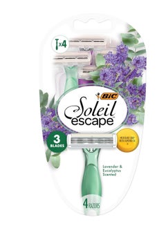 Bic BIC Soleil Escape Women's Disposable 3 Blade Razors, Ideal Bikini ...