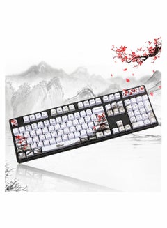 KASTWAVE Rubber Keycaps Set, 110 Keys PBT Keycap, Anti-Slip Texture Dye ...