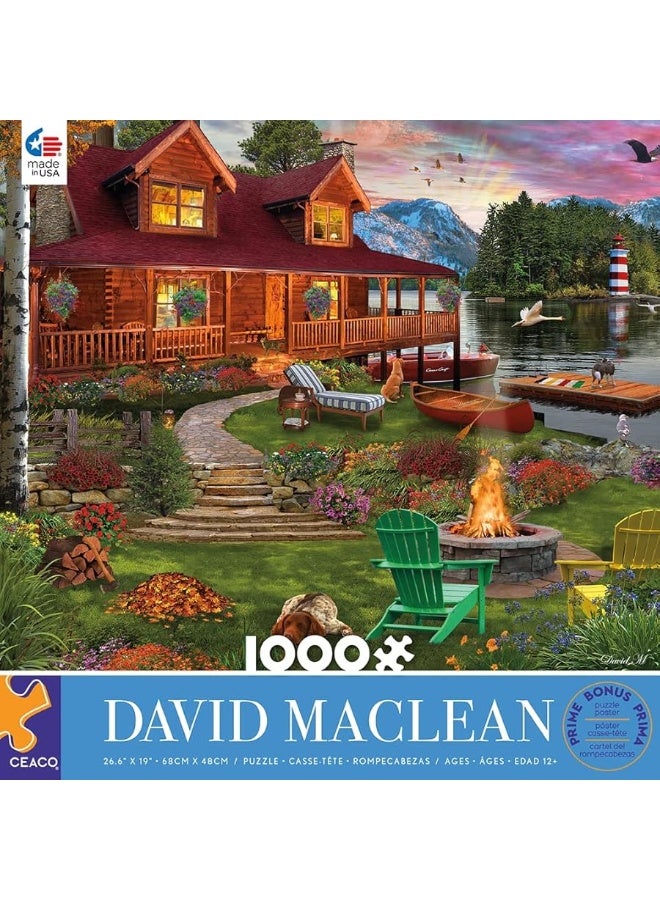 Ceaco Ceaco - David MacLean - Cottage Retreat - 1000 Piece Jigsaw ...