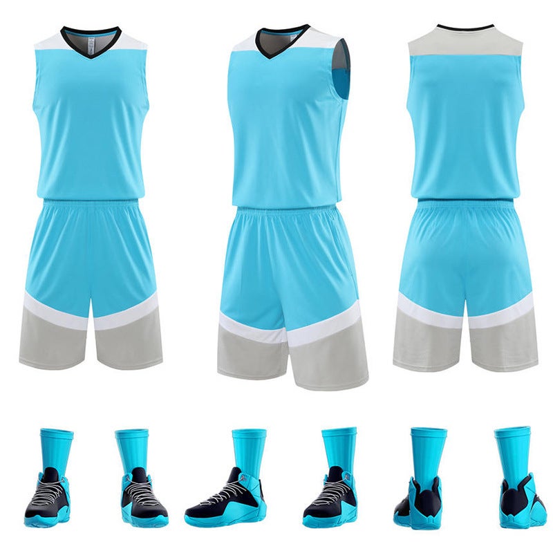 Generic Adult Basketball Clothing Suit Student Competition Clothing ...