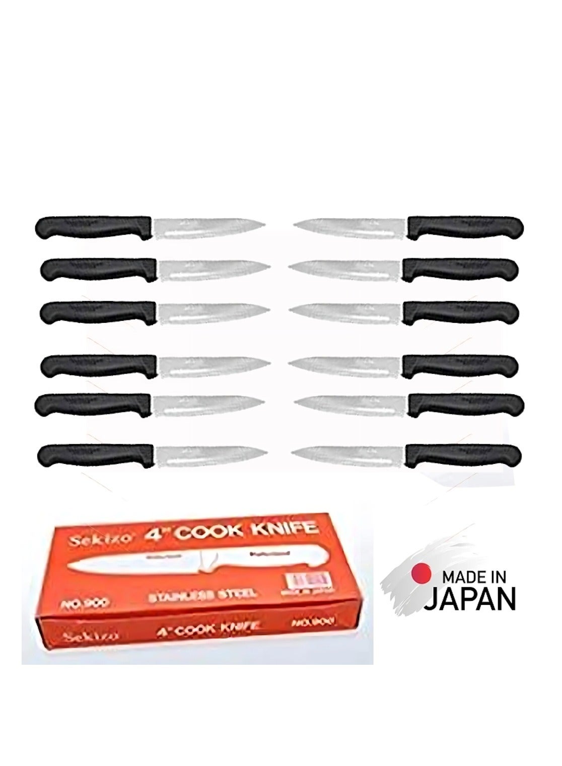 Sekizo The original Japanese Sekizu knife, serrated stainless steel ...