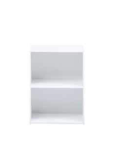 WT-EASYCARE 2-Tier Engineered Wood Open Shelf- White | Double-Layered ...