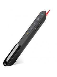 DinoFire Wireless Presenter, Hyperlink Volume Control Presentation Clicker RF 2.4GHz USB ...