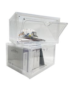 Generic Shoe Storage Box,Acrylic Shoe Organizer with Magnetic Door ...