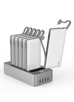 WST 10000 mAh 6-in-1 Multiple Power Bank Docking Station White UAE ...
