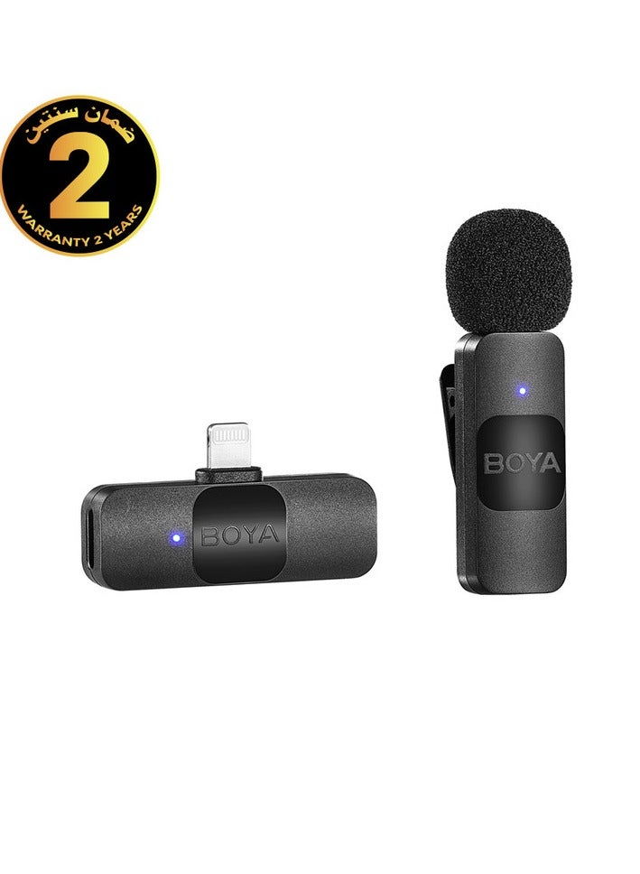BOYA BOYA BY-V1 Ultracompact Wireless Microphone System for iOS Devices ...