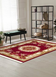 In-House Classic Design Turkish Rectangular Decorative Carpet - Red KSA ...