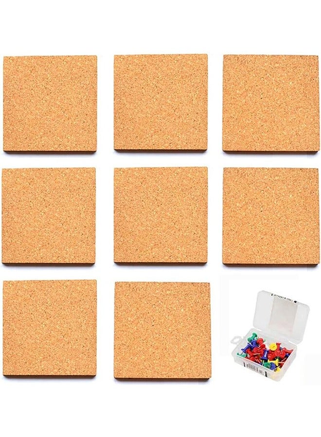 LENND Cork Board, 30cm x 26cm, Corkboard, Wall Bulletin Boards With 35 ...