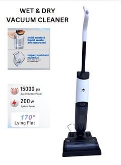 Generic Wet Dry Double Roller Vacuum Cleaner, Black & white 200W 25.9V ...