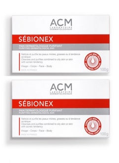 ACM Laboratoire dermatologique Acm Sebionex Pack Of 2 Purifying bar ...