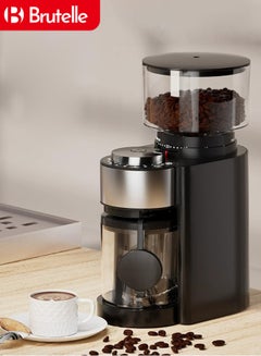 Brutelle Electric Burr Coffee Grinder, Automatic Coffee Bean Grinder ...