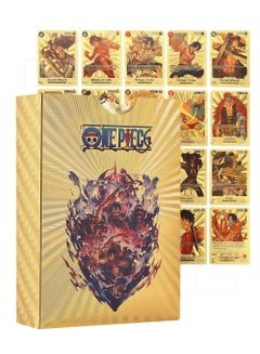 One Piece 55-Piece ONE PIECE Gold Foil Energy Cards Game Playset For ...