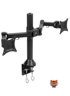 TIGER Dual Monitor Mount – Double Monitor Desk Stand for 19-27 Inch ...