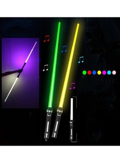 Generic 2 Pack Green And Yellow Laser Sword Star Wars Toys, Two Laser ...
