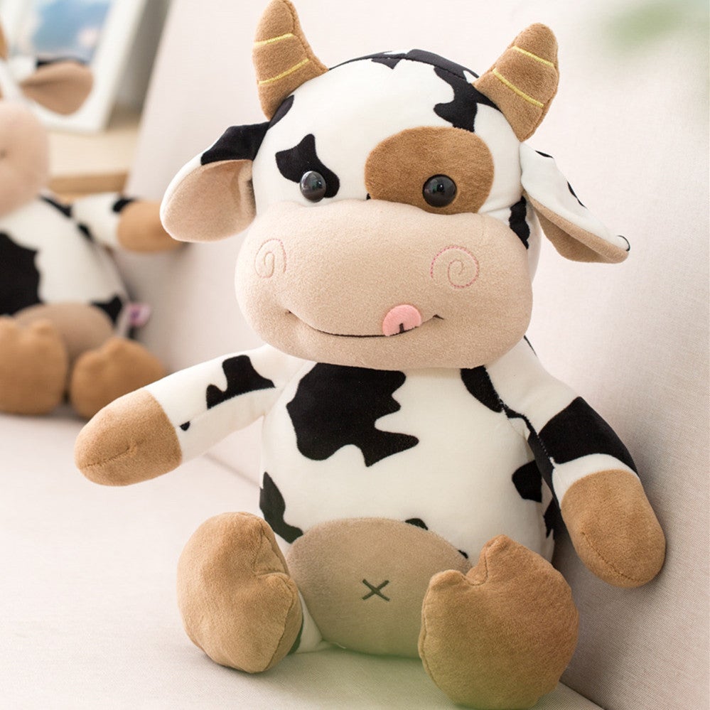 Generic New Cow Doll Plush Toy Cute Calf Zodiac Cow Year Of The Ox ...