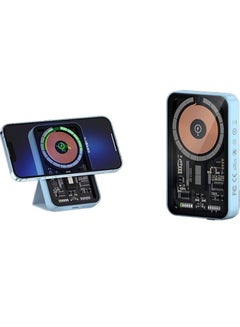 Recci RECCI RPB-W07 TRANSPARENT MAGNETIC PD 20W POWER BANK 5000MAH - BLUE | Best Price KSA ...