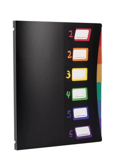 Excefore 6 Pocket File Folder, File Organizer with 6 Colors Expanding ...