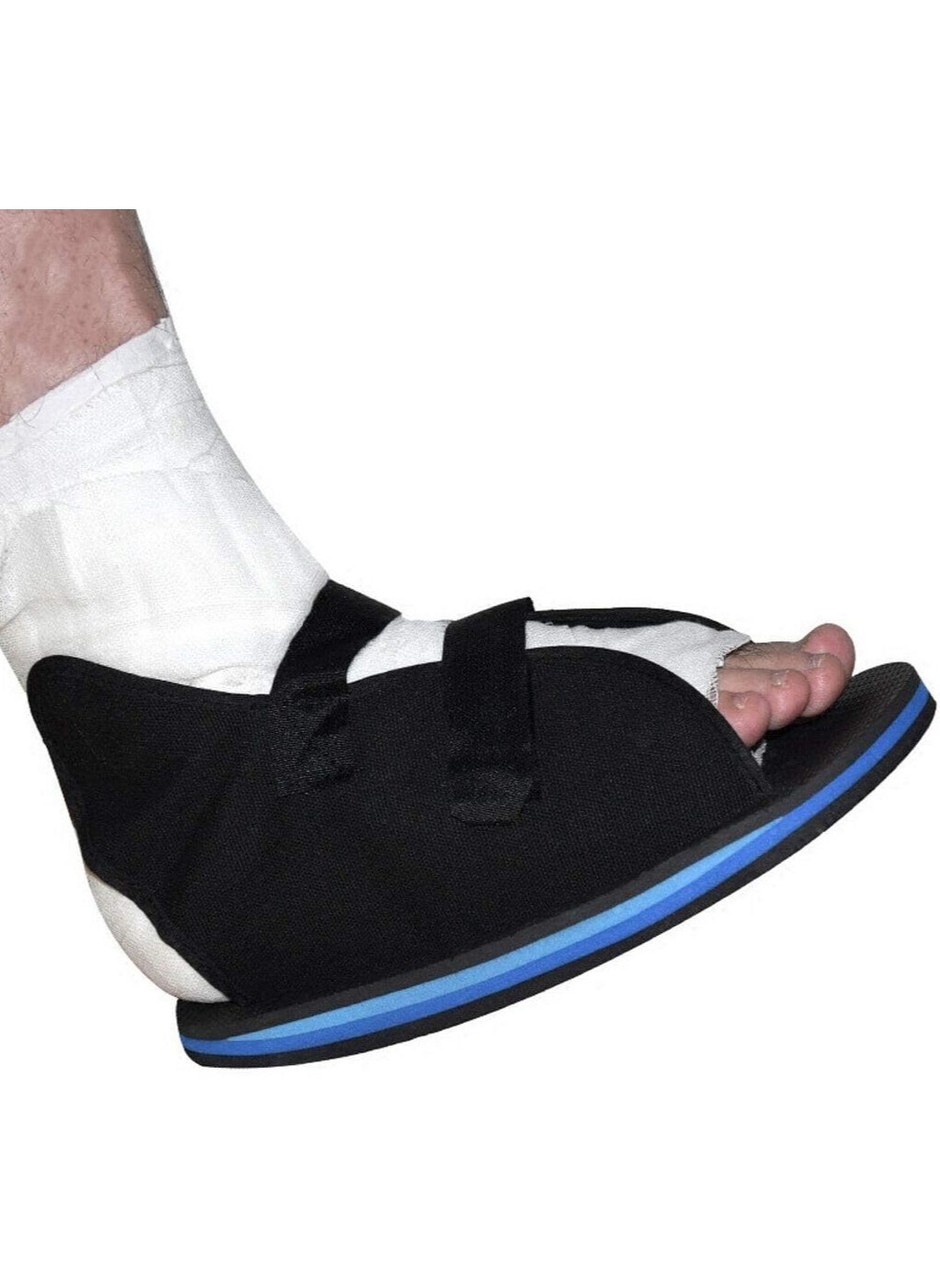 MileMelo Cast Shoe Foot Fracture Support Open Toe Plaster Cast Boot ...