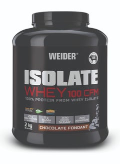 Weider Isolate Whey 100 CFM 2kg Chocolate Fondant Flavour. Protein ...