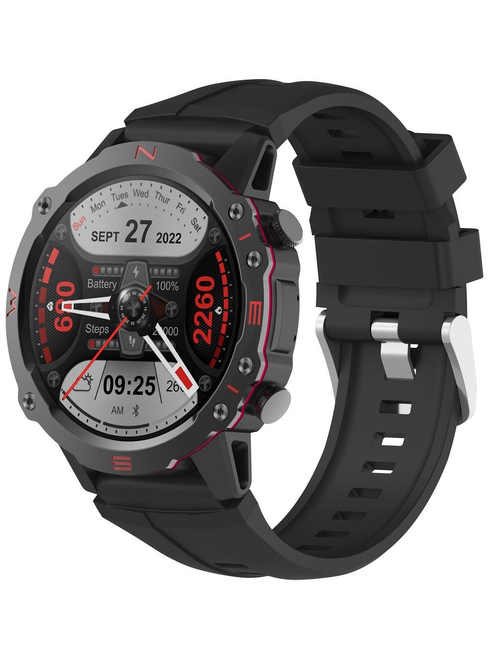 ikon Bluetooth Smart Watch IK-W152 with IP67 Water Resistance, 300mAh ...