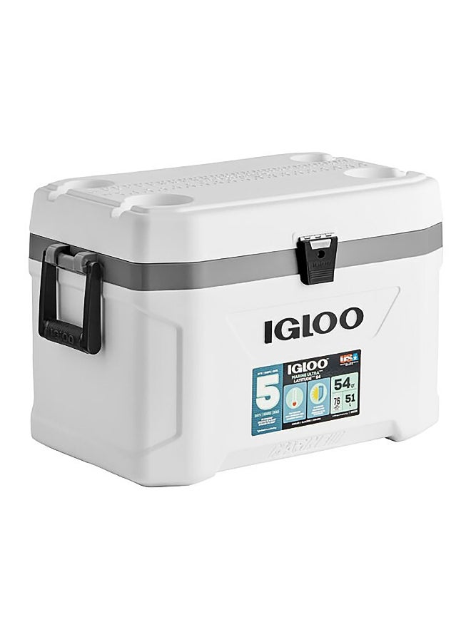 Igloo Latitude Marine Ultratherm Insulated Ice Chest White and Grey 51 ...