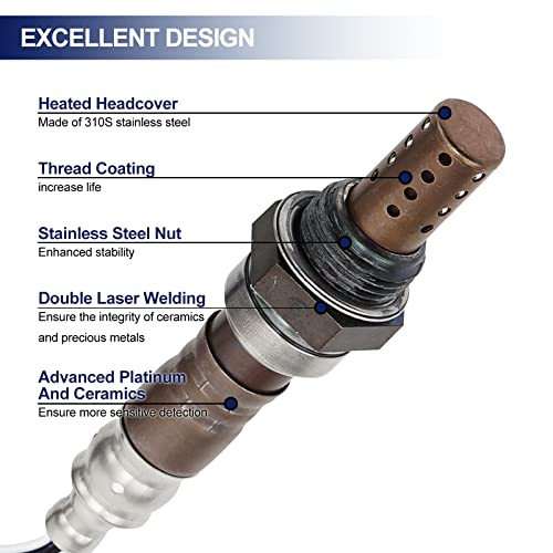 Boost O2 Oxygen Oxygen O2 Sensor Upstream And Downstream Fits For Chevy ...