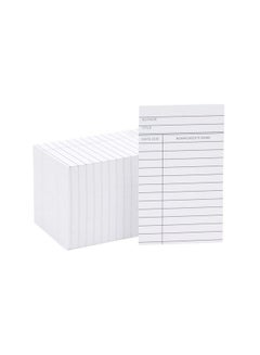 تسوق Sustainable Greetings وLibrary Checkout Cards Due Date Note Cards ...