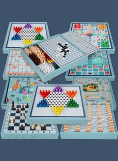 YOMA 9-In-1 Multifunctional Board Game Set - Family Game for LUDO ...