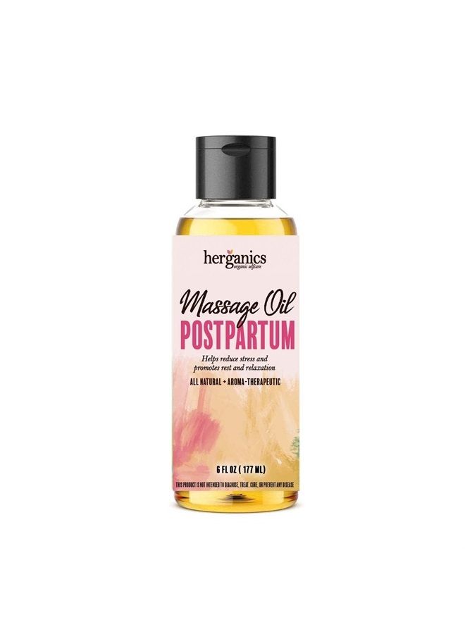 Herganics Postpartum Essentials Body & Massage Oil for Post Partum ...