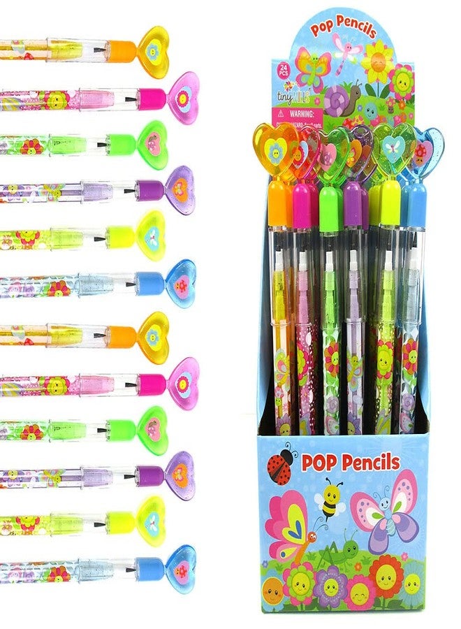 TINYMILLS TINYMILLS 24 Pcs Spring Flowers Butterfly Multi Point ...