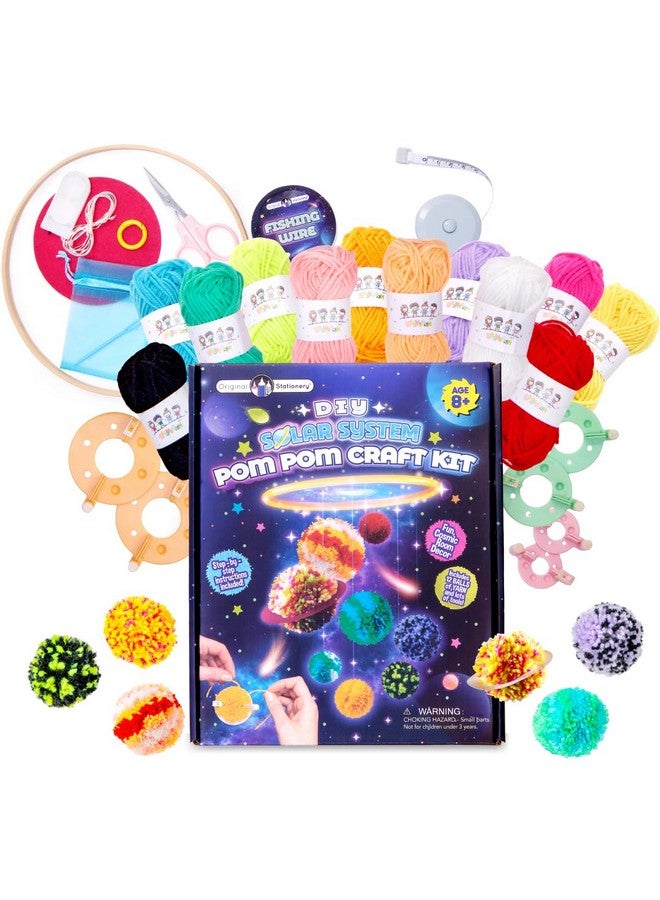 Original Stationery Diy Solar System Pom Pom Craft Kit, All-Inclusive ...