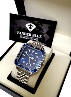 FANDER BLUE Men's Stainless Steel Analog Quartz Date Display Watch Easy ...