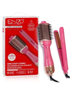ENZO Professional Hair iron and Brush This set represents the meeting ...