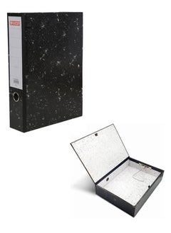 PARTNER Laminated Rigid Box File Black Colour UAE | Dubai, Abu Dhabi