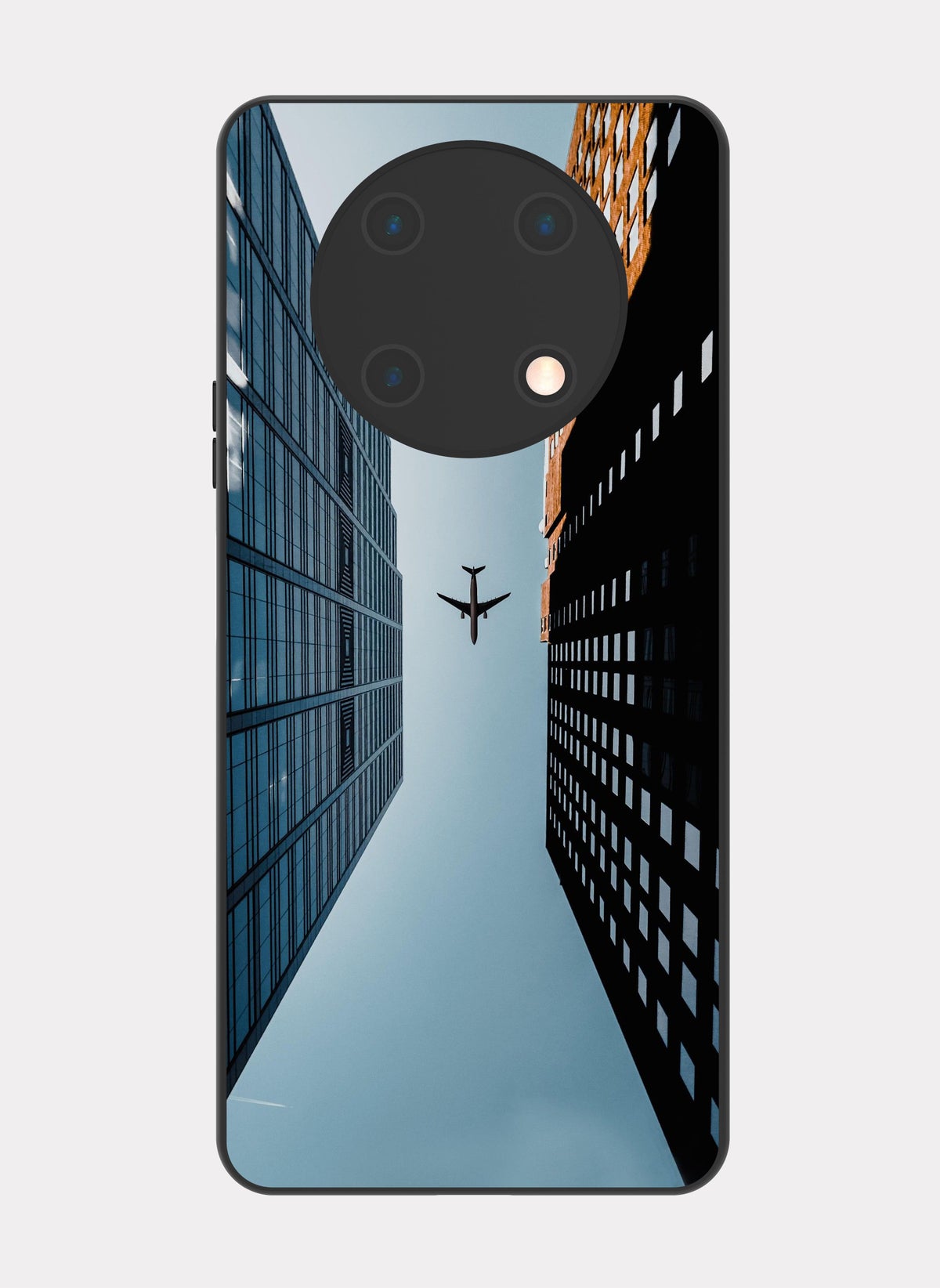 PXLAAT Huawei Y90 case cover Towers and Plane | Best Price KSA | Riyadh ...