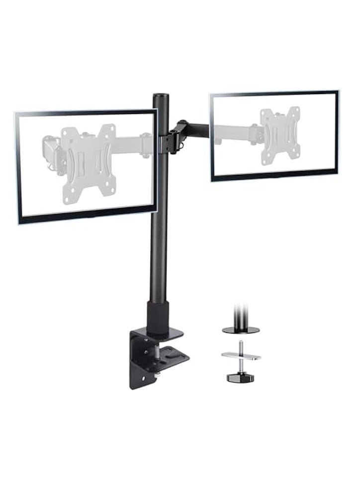Green Tiger Premium Dual Monitor Arm Vesa Mount - Adjustable Gas Spring ...