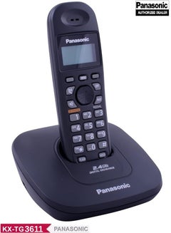Panasonic Panasonic KX-TG3611 Digital Cordless Single Line 2.4GHz Phone Black KSA | Riyadh, Jeddah