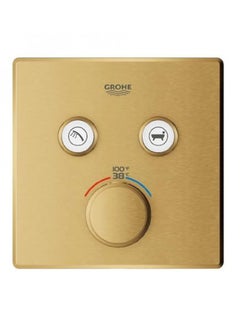 Grohe 2-Way Concealed Mixer Grohtherm Smartcontrol Bruched Gold Grohe ...