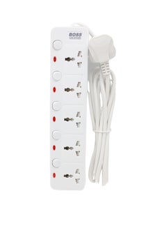 BOSS LIFE STYLE 5 Way Sockets Outlet Power Strips, Universal Plug ...
